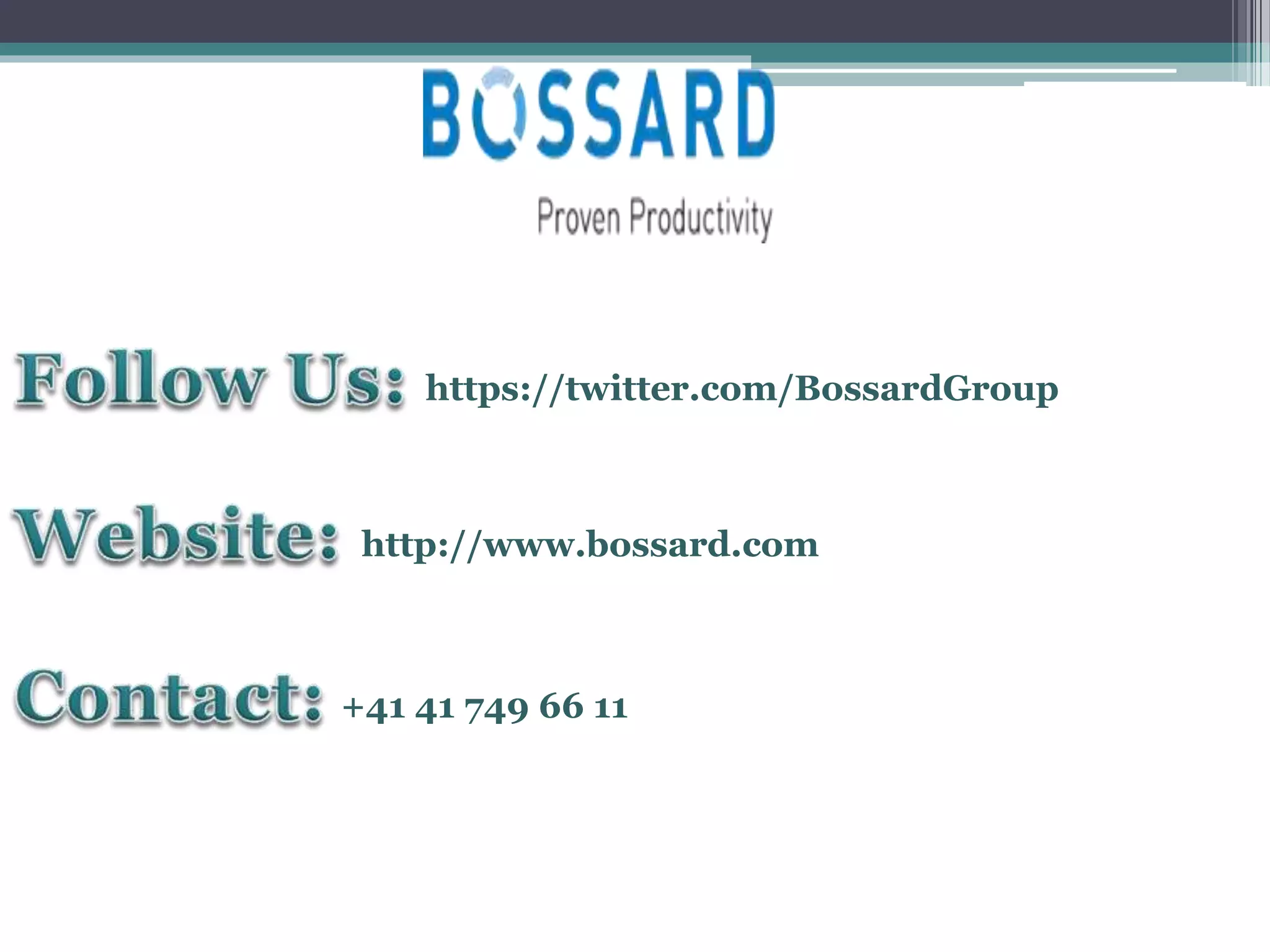 Fasteners from bossard | PPTX
