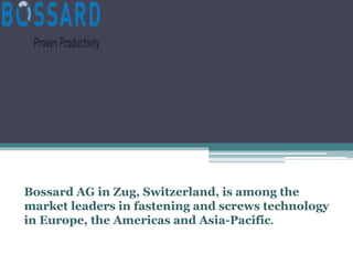 Fasteners from bossard | PPT