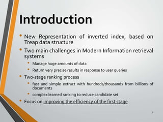 Faster and smaller inverted indices with Treaps Research Paper | PPTX | Databases | Computer ...