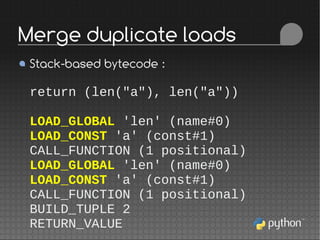 Faster Python, FOSDEM | PPT