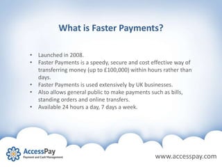 Faster Payments key facts and information | PPT