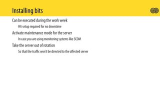 Faster than a flash behind the scenes of patching SharePoint Online | PPT