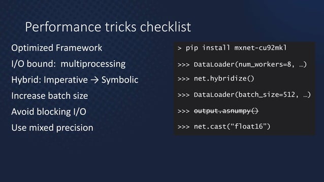 Speeding up Deep Learning training and inference | PPTX