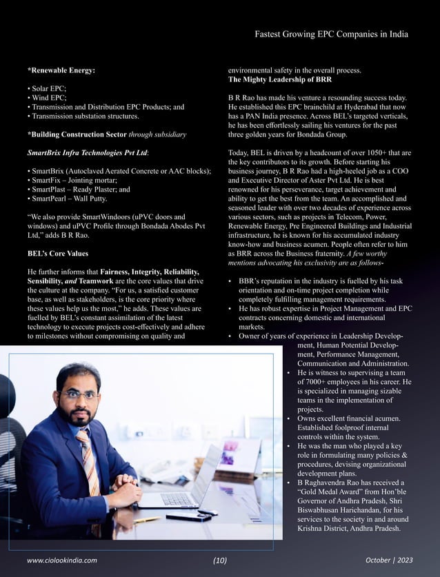 Fastest Growing EPC Companies in India.pdf | Construction Industry ...