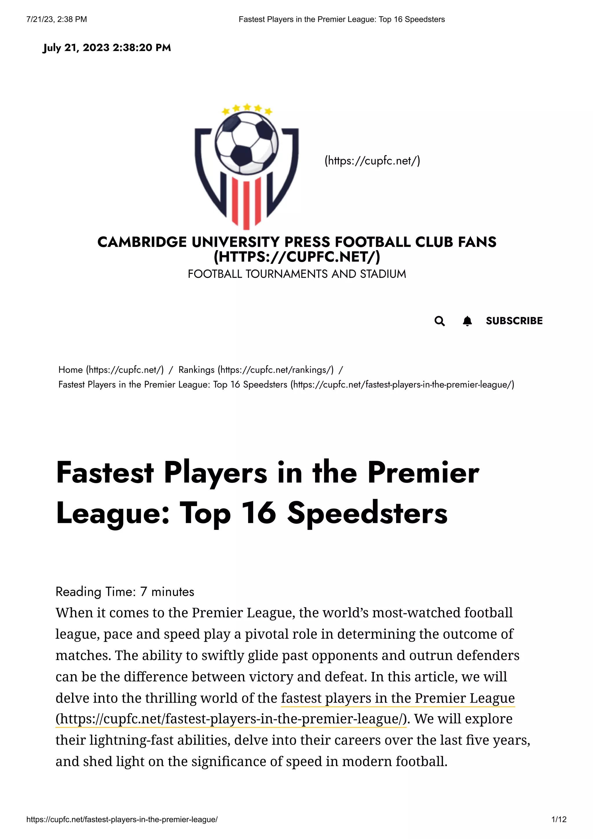 Fastest Players in the Premier League_ Top 16 Speedsters.pdf