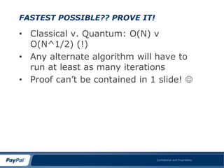 The Fastest Possible Search Algorithm | PPT