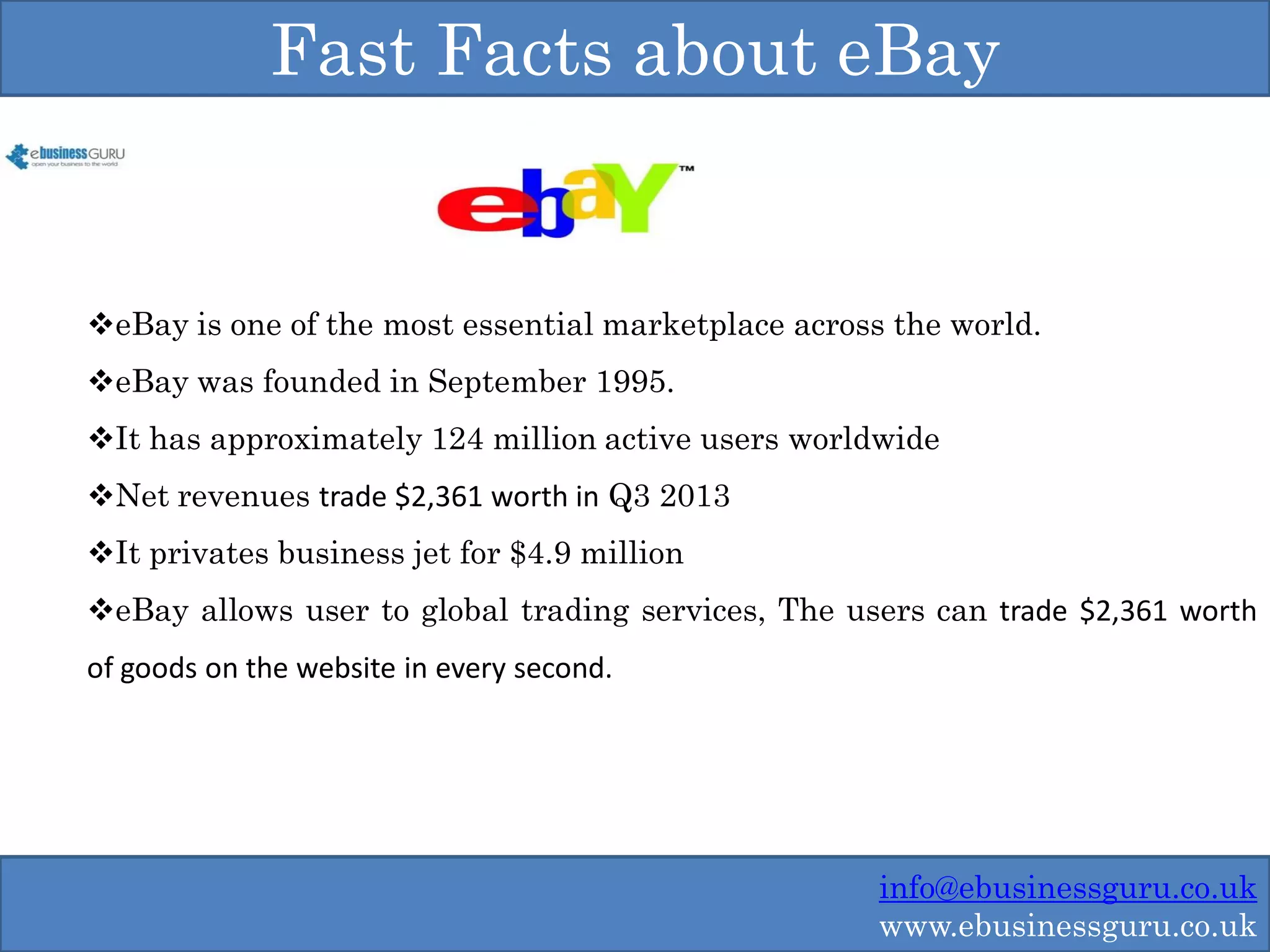 Success story of eBay | PDF