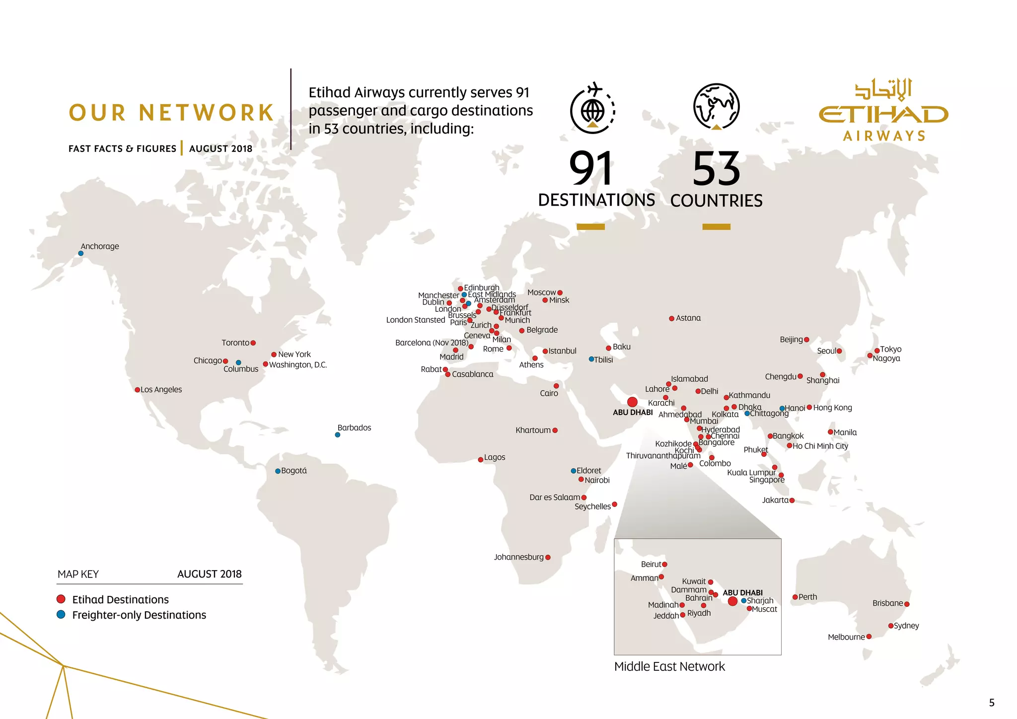 Etihad Aviation Group fast facts and figures AUG 2018 | PPT