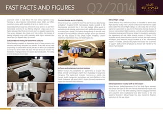Etihad Airways Fast Facts & Figures Q2 2014 | PDF | Air Travel | Travel ...