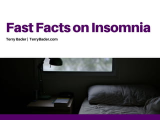 Fast Facts on Insomnia | PDF
