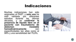 Fast (Focused assessment with sonography for trauma) | PDF