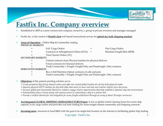 Fastfix Company Presentation | PPT