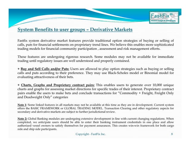 Fastfix Company Presentation | PPT