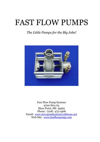 Fast Flow Presentation | PDF | Scuba Diving | Extreme Sports