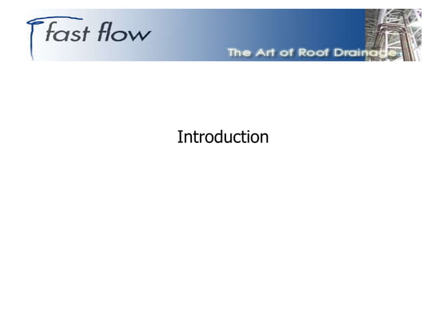 Fastflow Siphonic Systems | PPT | Civil Engineering Industry | Industries