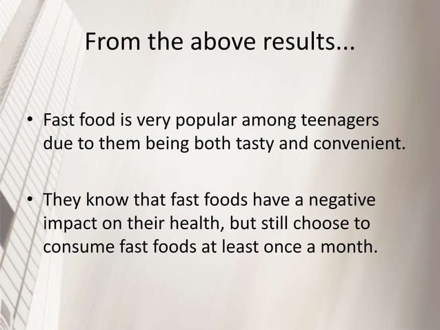 Fast food | PPT