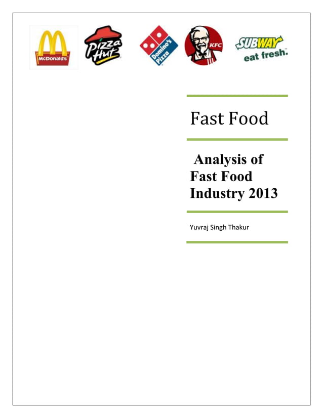 Fast food industry analysis | PDF