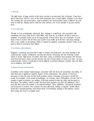 Fast food | DOCX