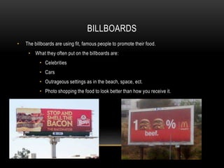 Fast food advertising ppt final | PPTX | Nutrition | Healthy Living