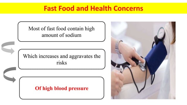 fast food and health relation entre la sante et le l alimentation | PPT