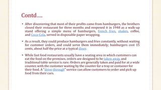 Fast food chain | PPTX