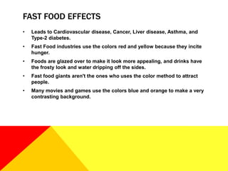 Fast food effects | PPTX