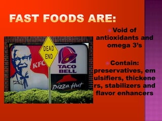 Fastfood health hazards | PPT