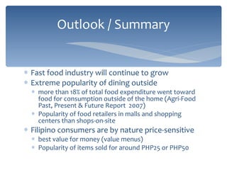 Fast food industry | PPT