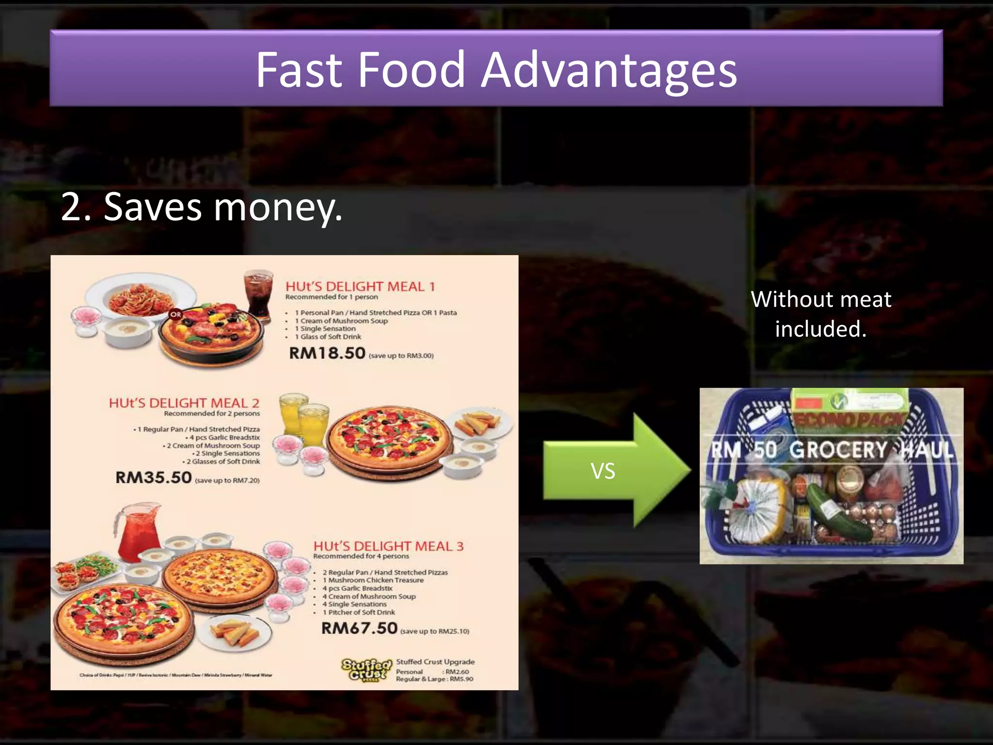 Fast food affect our life | PPTX