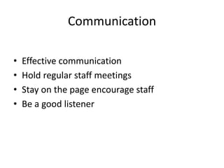 Fast food management presentation | PPTX | Human Resources | Business