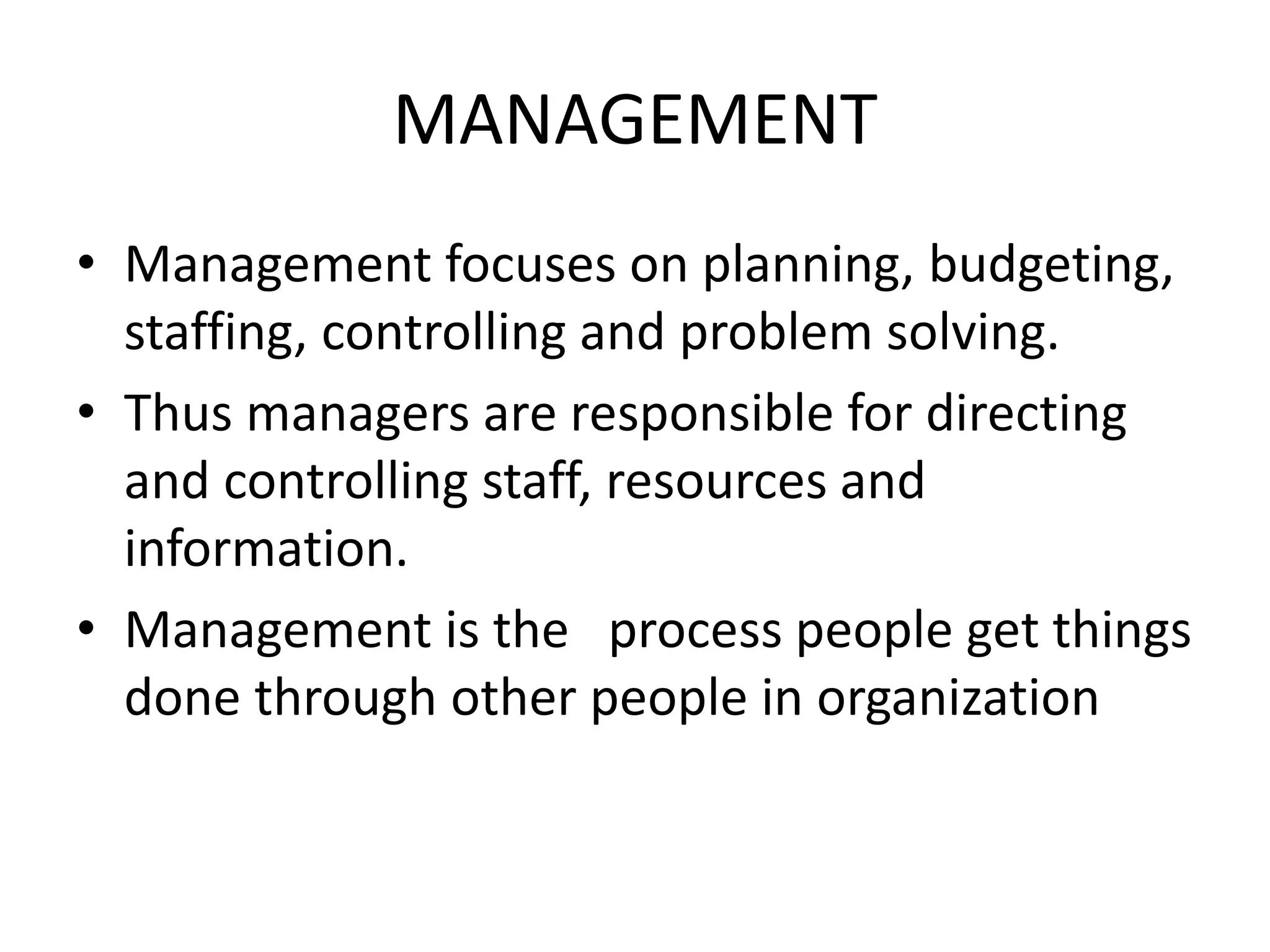 Fast food management | PPTX