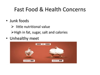 Fast food | PPTX | Nutrition | Healthy Living