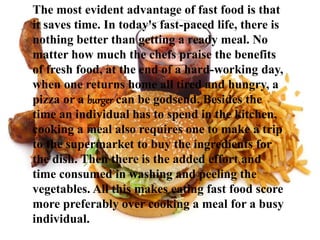 Fast food | PPTX