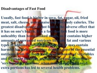 Fast food | PPTX