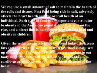 Fast food | PPTX