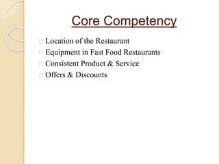 Fast food restaurant | PPTX