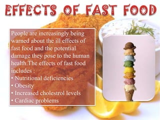 Fast Foods | PPTX