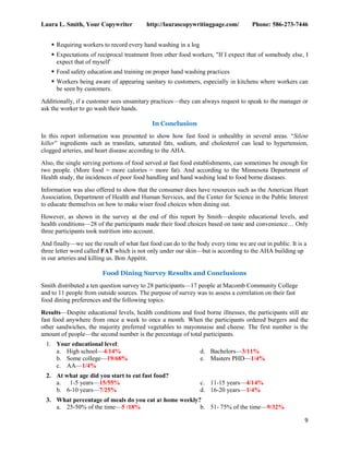 Fast Food: The Silent Killer | PDF