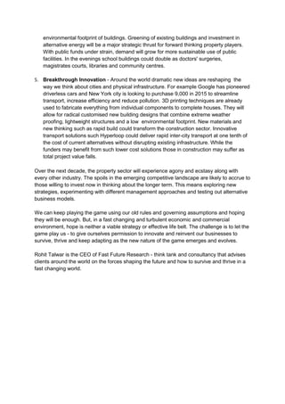 Fast forward or Slow Reverse by Rohit Talwar 09/01/14 | PDF ...