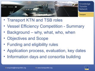 Fast Forward Transport KTN | PPT