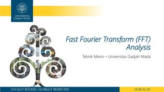 Fast Fourier Transform Analysis | PPTX