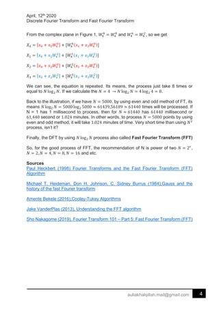 Fast fourier transform | PDF | Free Download