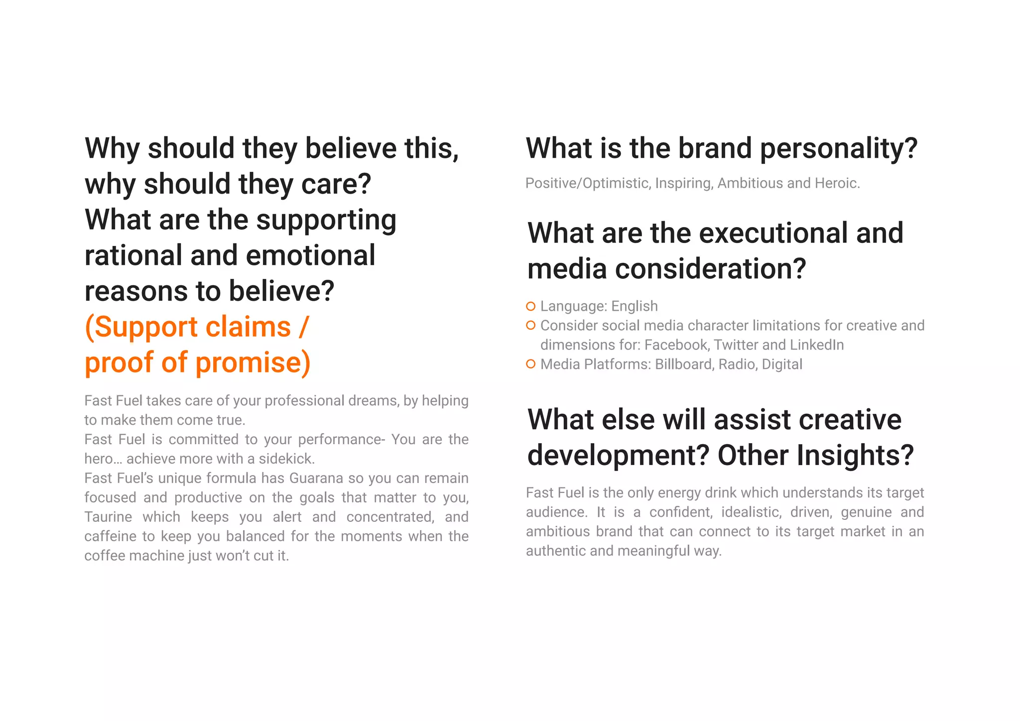 Fast Fuel's IMC Campaign | PDF