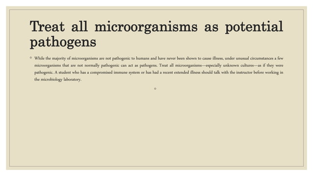 Fastidious microorganisms and safety precautions in microbiology lab | PPTX