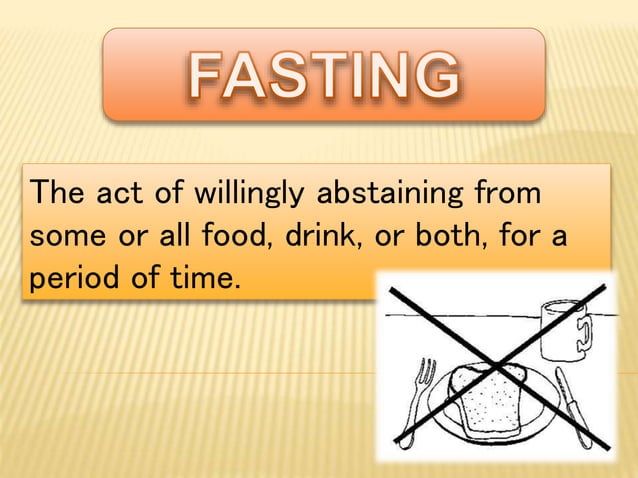 Fasting | PPTX