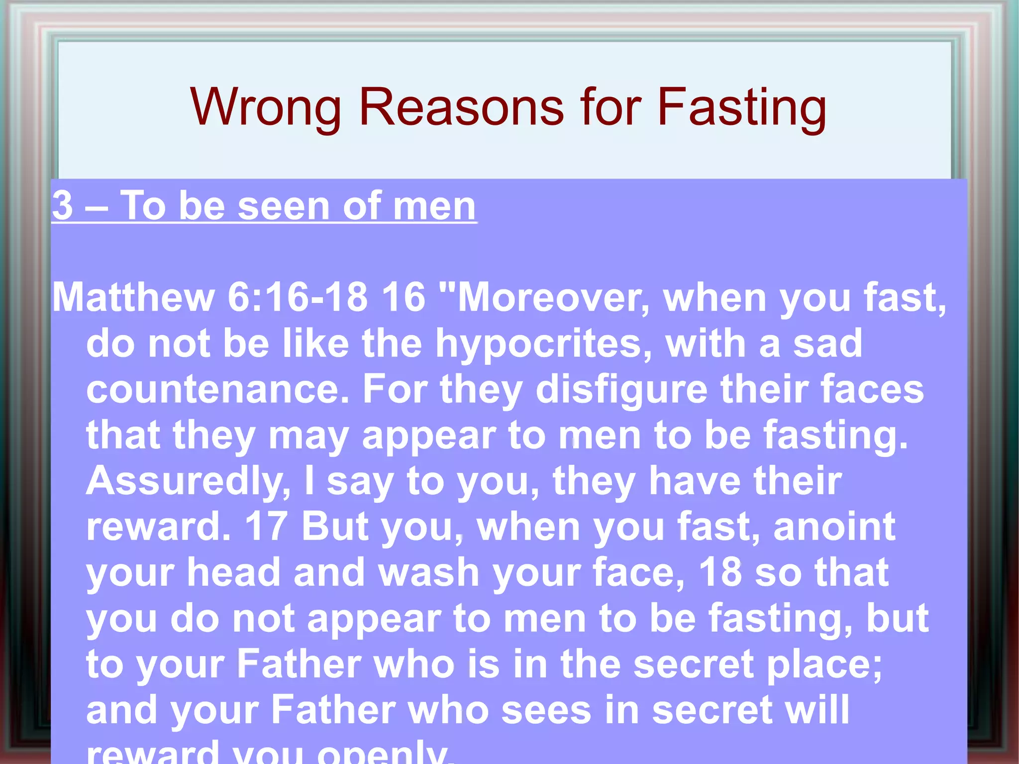 Fasting | PPT
