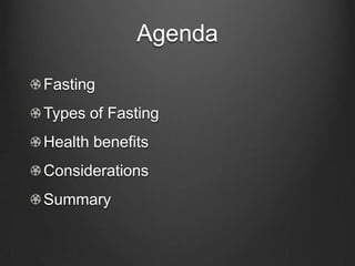 Fasting | PPT