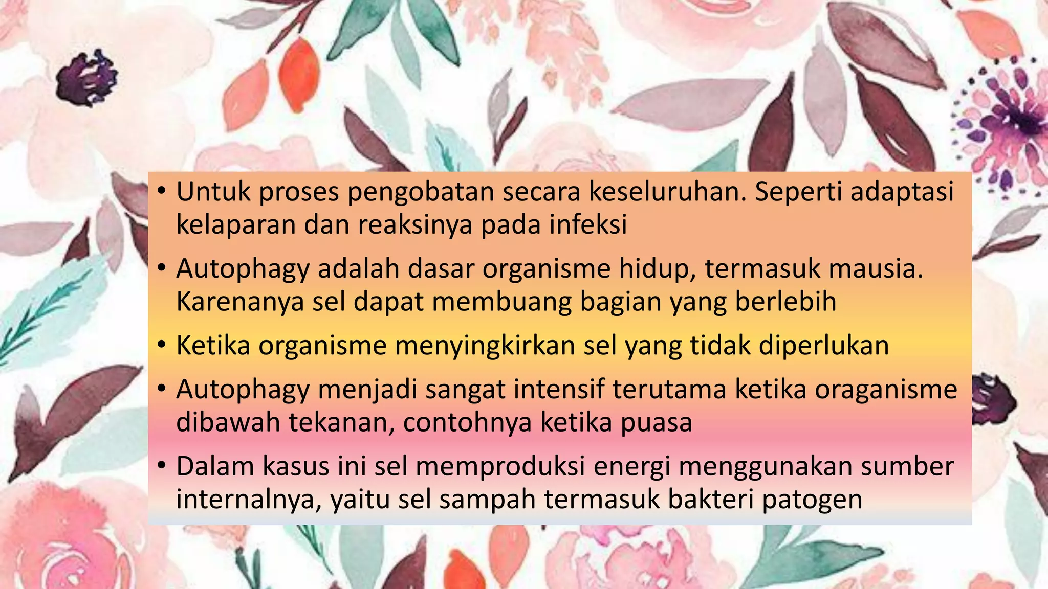 Fasting and autophagy | PDF
