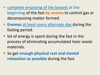 Fasting Therapy Naturopathy | PPTX