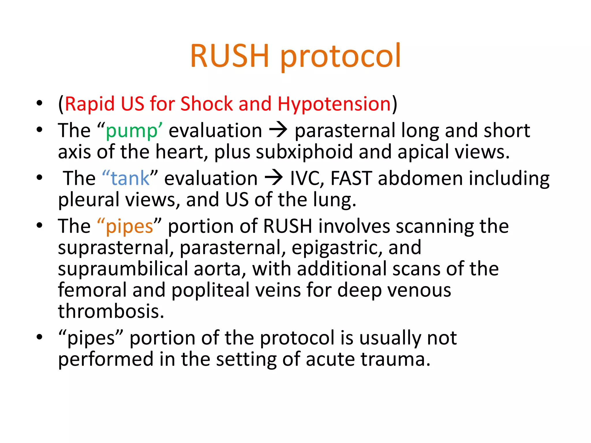 Focused Assessment with Sonography in Trauma (FAST) in 2017 | PPTX